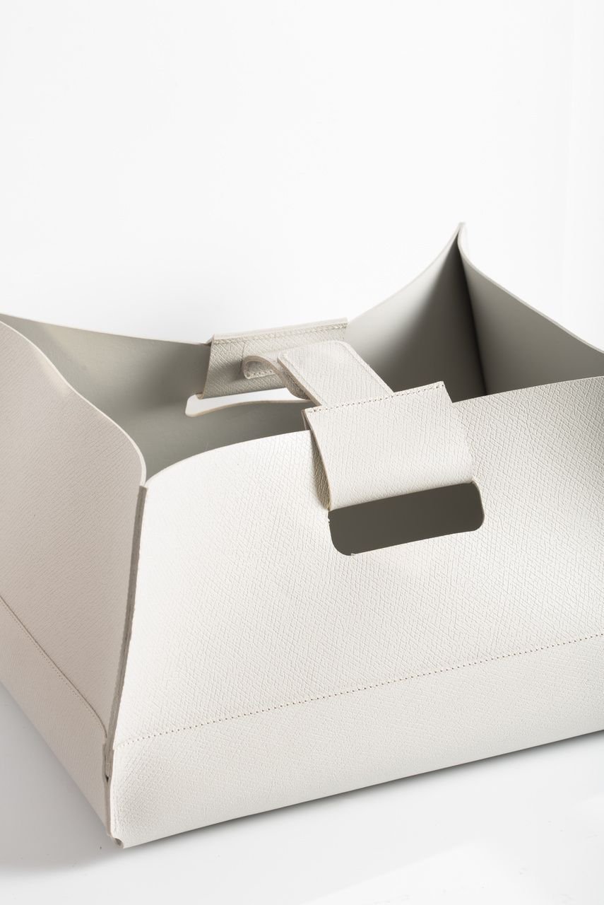 Cestone Couro M - Off White